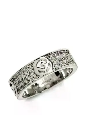 Fendi F Is Crystal-embellished Pavé Ring