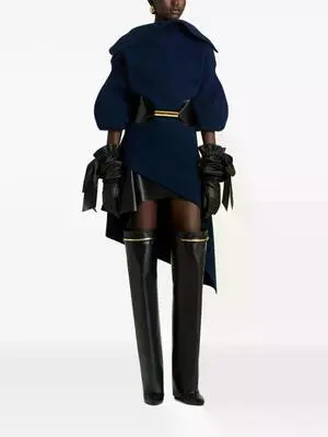 Givenchy Ribbed Asymmetric-hem Dress