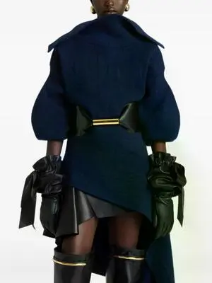 Givenchy Ribbed Asymmetric-hem Dress
