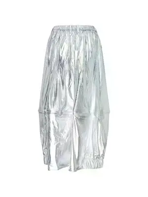 MELITTA BAUMEISTER Metallic-effect Gathered Midi Skirt