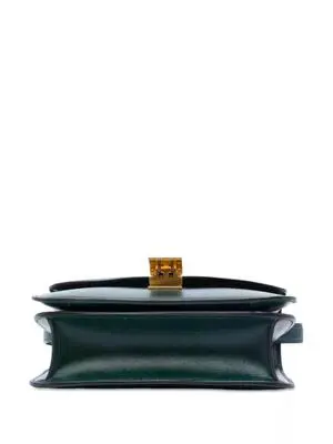 Celine Calfskin Classic Box Crossbody Bag - Green