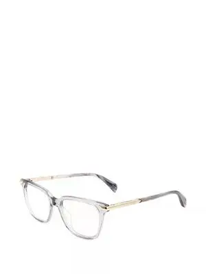 Rag & Bone Rectangle Frame Glasses - Grey