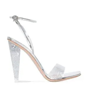 GIANVITO ROSSI Odyssey Glitter-embellished Sandals