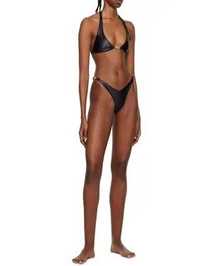 Gcds Logo-hardware Triangle Shape Bikini Bottoms