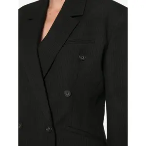 THE FRANKIE SHOP Vertical Stripe Blazer