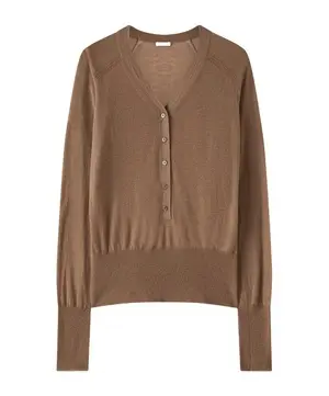 JOSEPH Fine-knit V-neck Cardigan