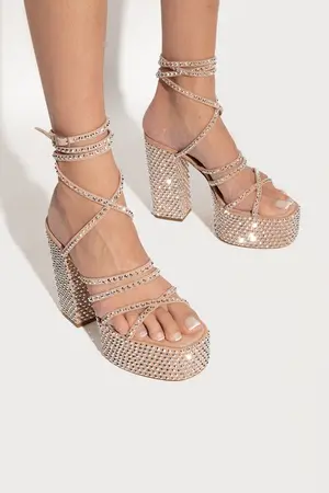 Paris Texas Embellished Platform Sandals