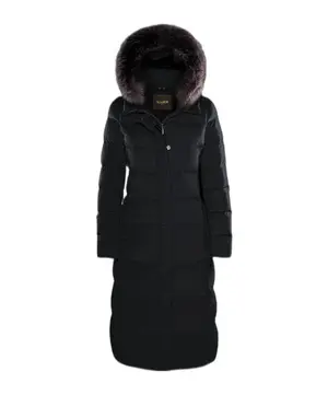 MOORER Zagarakn Hooded Padded Coat With Fur Trim