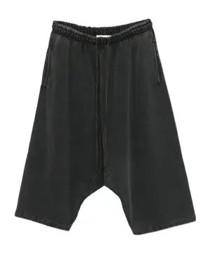ENTIRE STUDIOS Distressed Lace-up Shorts