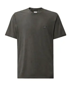 C.P. COMPANY 30/1 Jersey Short Sleeve Logo Patch T-shirt