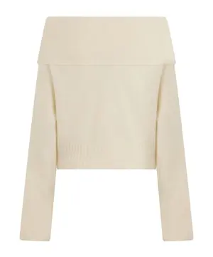 Giuseppe Di Morabito Off-the-shoulder Long-sleeve Sweater
