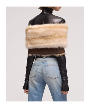 Gucci Soft Nappa Turtleneck Top