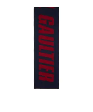 JEAN PAUL GAULTIER Letter-print Scarf