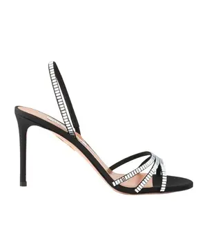 AQUAZZURA Crystal-embellished Slingback Sandals