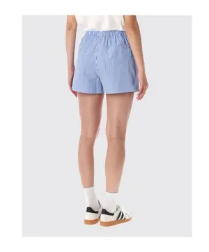 SPORTY  RICH Sporty Rich Popeline Striped Shorts