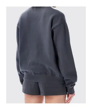 SPORTY  RICH Sporty Rich Varsity Logo Crew Neck Sweatshirt