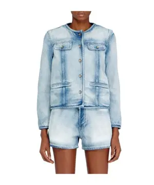 DIESEL® De-grafy-fsi1 Denim Jacket - Light Blue