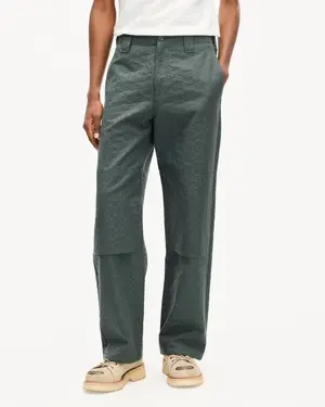 Kenzo Kenzogram' Double Knee Chino In Cotton
