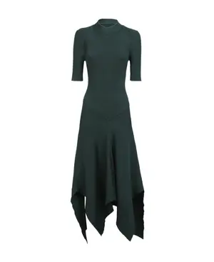 Stella McCartney Asymmetric Ribbed-knit Dress