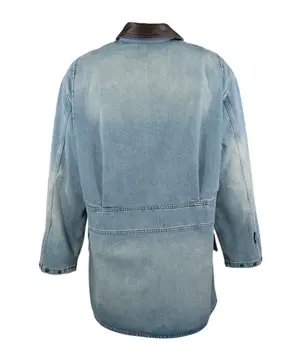 Woolrich Shirt-collar Pocket Denim Jacket