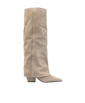 Paris Texas Pointed-toe Suede Boots