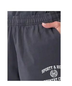 SPORTY  RICH Sporty Rich Varsity Logo Shorts