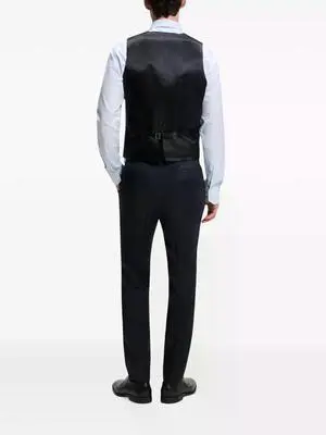 BOSS V-neck Waistcoat - Blue