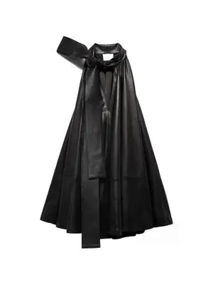 7 For All Mankind Tie-neck Mini Dress