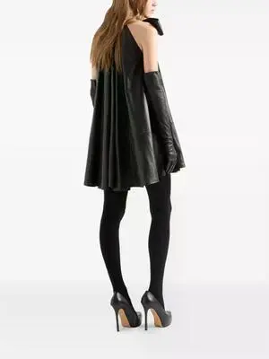 7 For All Mankind Tie-neck Mini Dress