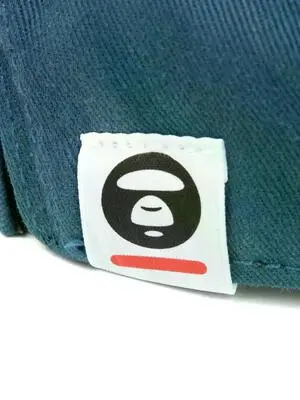 AAPE BY *A BATHING APE Moonface Logo Cap - Blue
