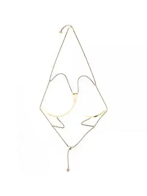 Elisabetta Franchi Tone Chain Body Jewellery - Gold