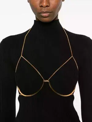 Elisabetta Franchi Tone Chain Body Jewellery