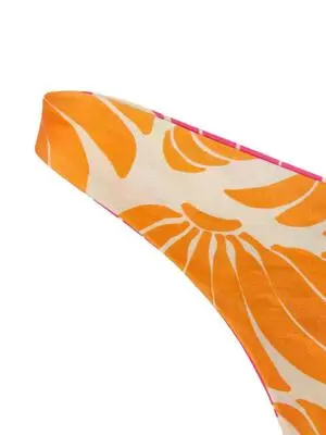 Farm Rio Banana Print Reversible Bikini Bottoms