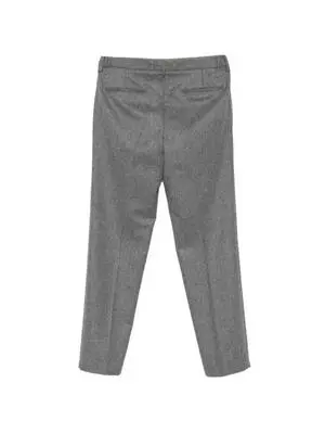 PROFUOMO Pleated Tapered Trousers