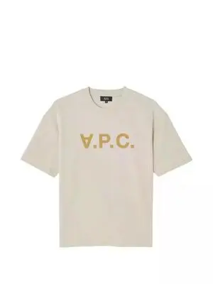A.p.c. Vpc Logo T-shirt - Neutrals