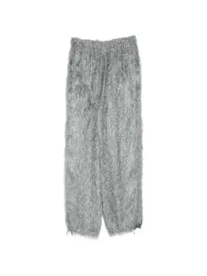 ALYSI Brushed-finish Straight-leg Trousers