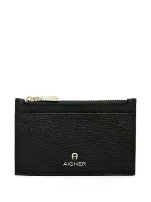 AIGNER Ivy Leather Cardholder - Black