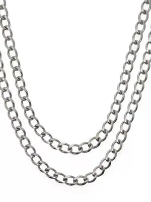 KAMIYA Safety-pin Curb-link Wallet Chain