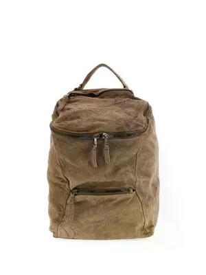 GIORGIO BRATO Wrinkled Effect Leather Backpack Bag