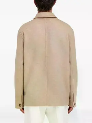 FERRAGAMO Double Wool And Cashmere Blouson
