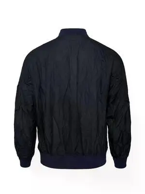 Comme Des Garçons Crinkled Zip-up Bomber Jacket
