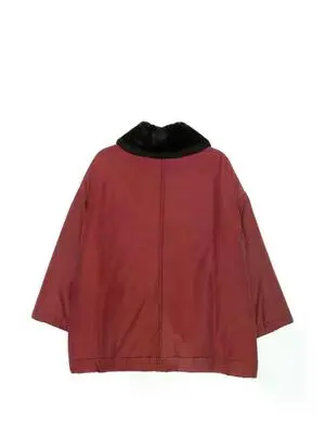 ROMEO GIGLI 1990s Faux-fur Collar Coat