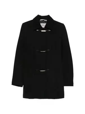 Versace 1990s Toggle-fastening Coat