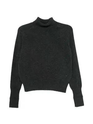 Victoria Beckham Marie Roll Neck Sweater - Grey