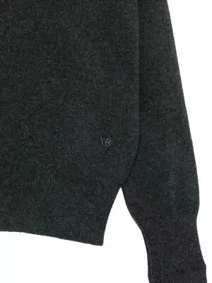Victoria Beckham Marie Roll Neck Sweater - Grey