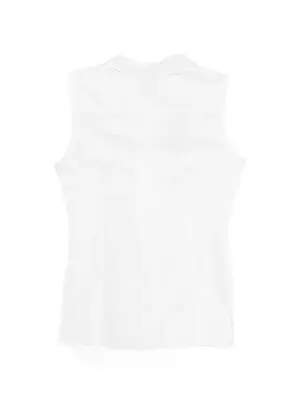 ROMEO GIGLI 2000s Sleeveless Embroidered Shirt