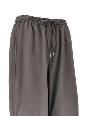 VENUJA Crystal-embellished Track Pants - Grey