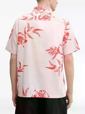 Oakley Hibiscus Breeze Floral-print Short-sleeve Shirt