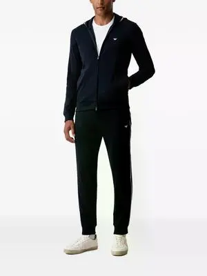 Emporio Armani Ea7 Zip-up Hoodie - Blue