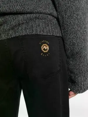 Stefano Ricci Logo-plaque Jeans